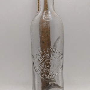 1865-1916 Tivoli Beer Bottle Robert Portner Brewing Alexandria VA Crown ...