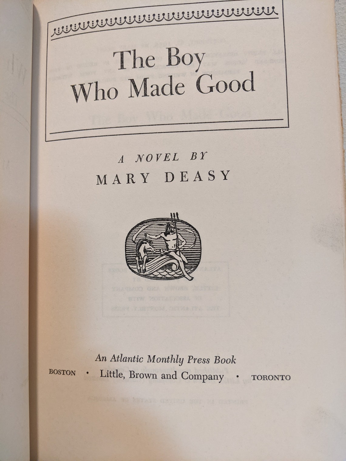 1955 the Boy Who Made Good mary Deasy book Club Edition - Etsy