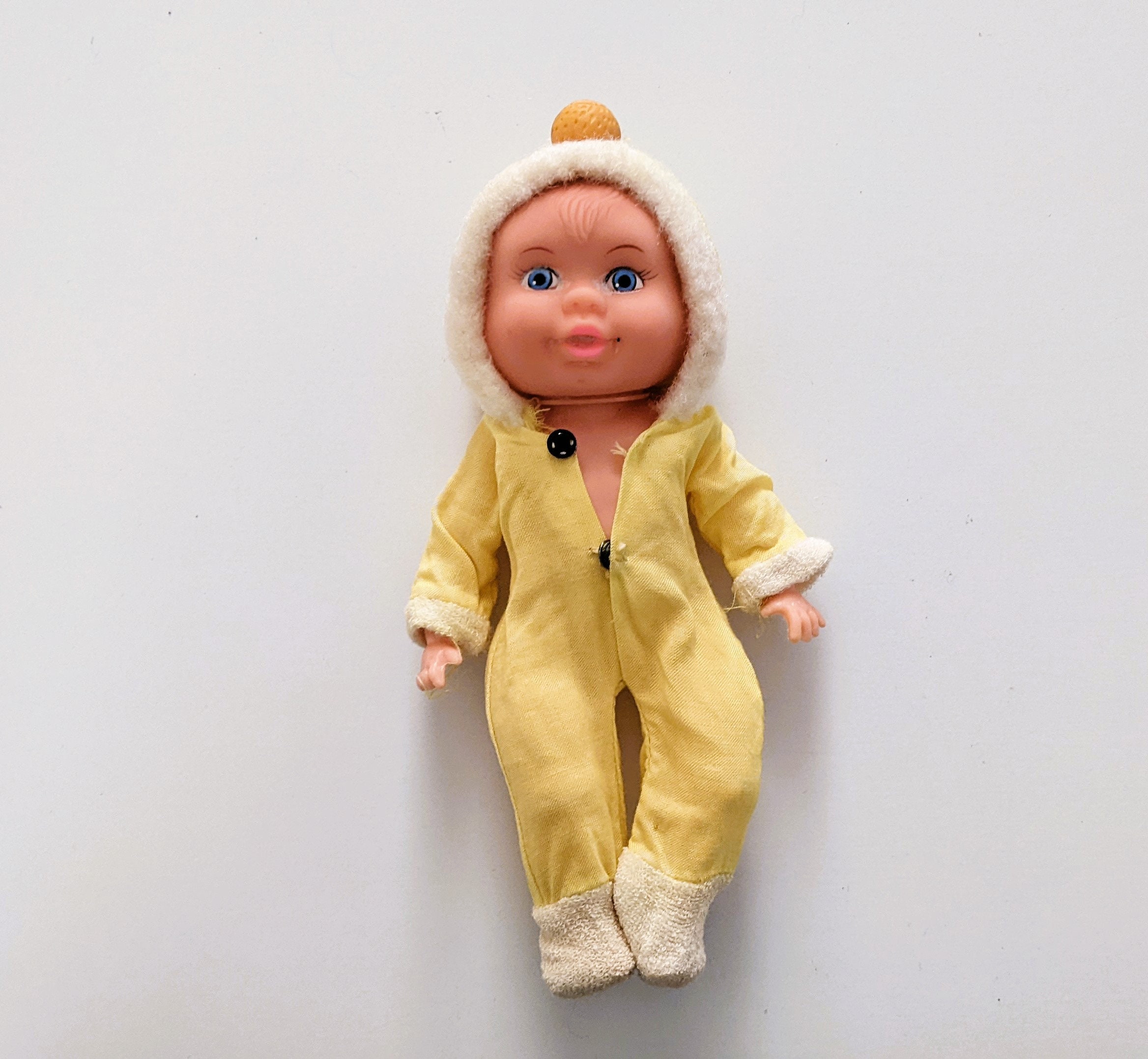1960s Three Face Doll Made Hong Kong Happy Crying Asleep Mid Century ...