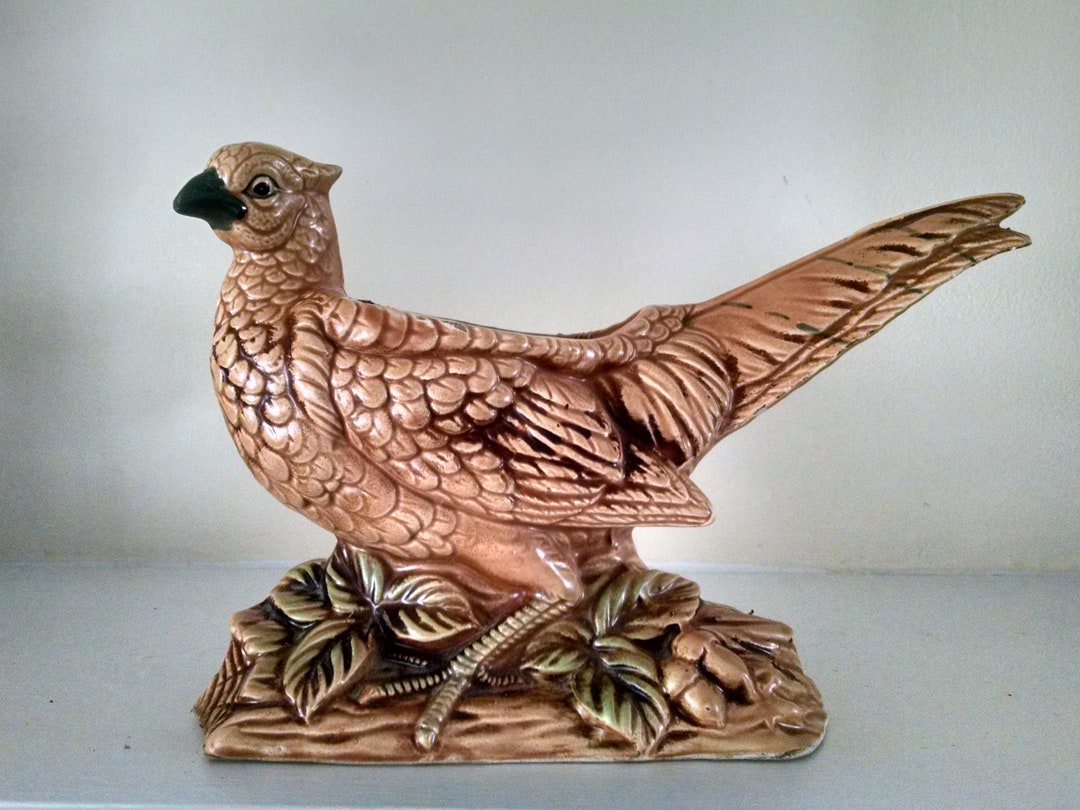 Mid Century RELPO Ceramic Pheasant Hen Planter JAPAN 6741 Vintage ...