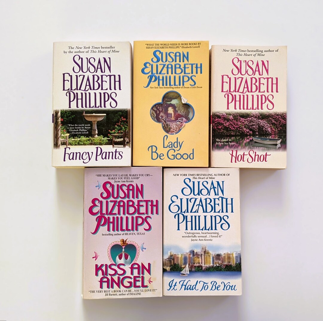 Vintage Susan Elizabeth Phillips Book Lot X 5 Romance Novels Best ...