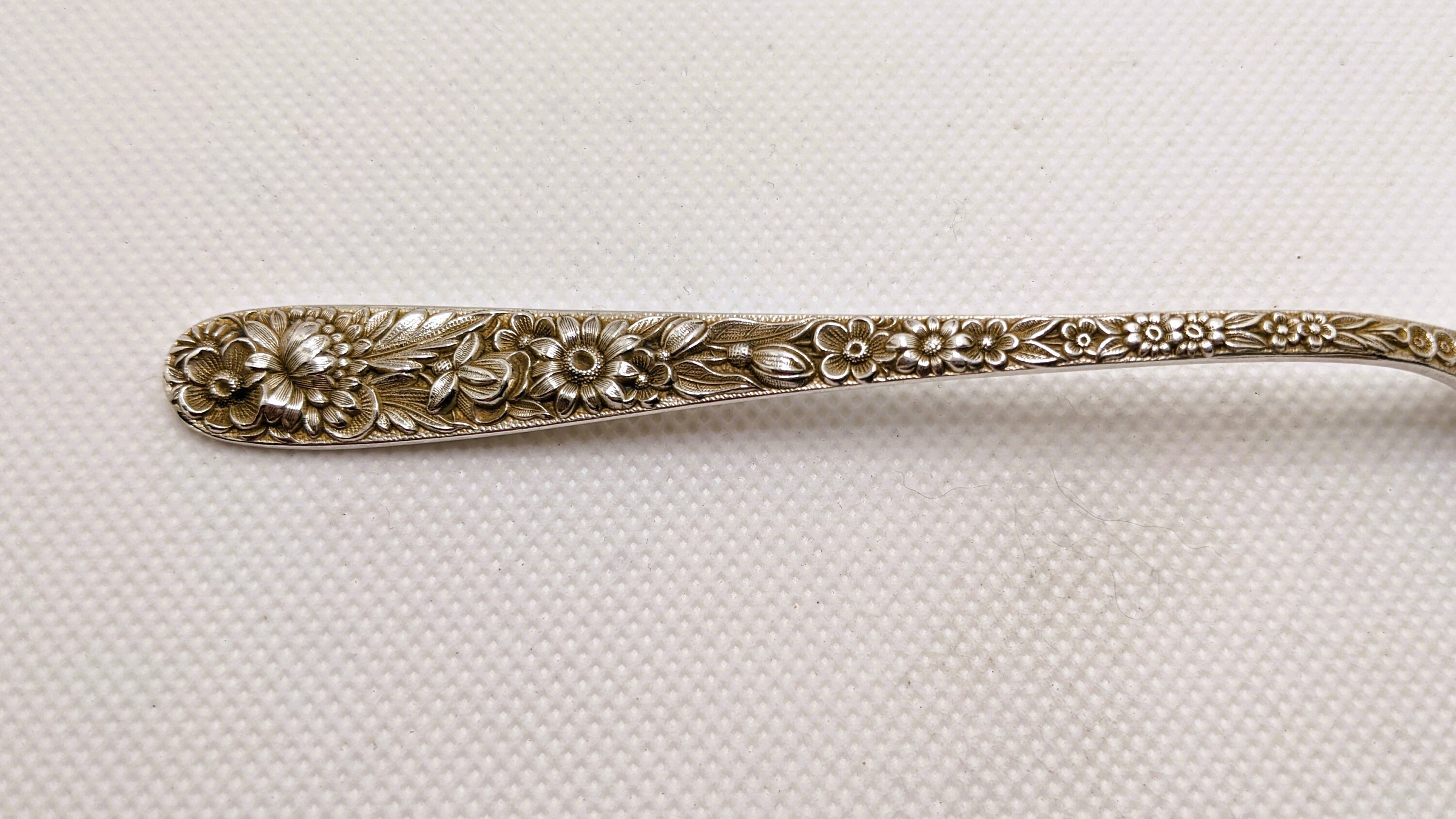 1924-1932 S Kirk & Son Inc Repousse Sterling Silver Fruit Orange Spoon ...