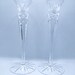 Pair of Miller Rogaska Lead Crystal Candlesticks Candle Holders Vintage ...