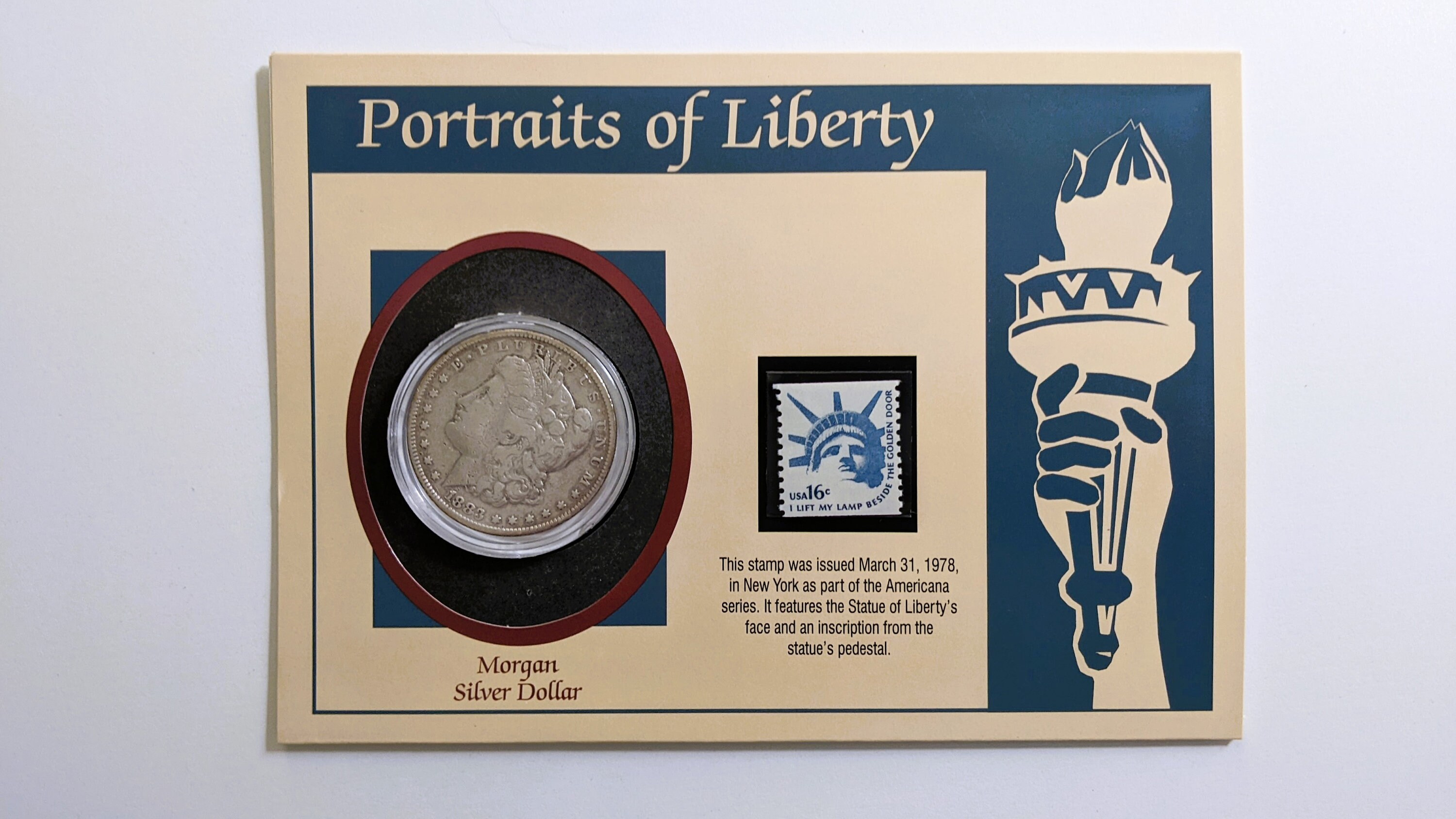 1883 Morgan Silver Dollar Portraits of Liberty Set Morgan Mint 1978 ...