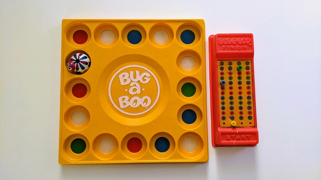 1968 Bug A Boo Board Game Tin Litho Whitman Western Publishing Made USA ...