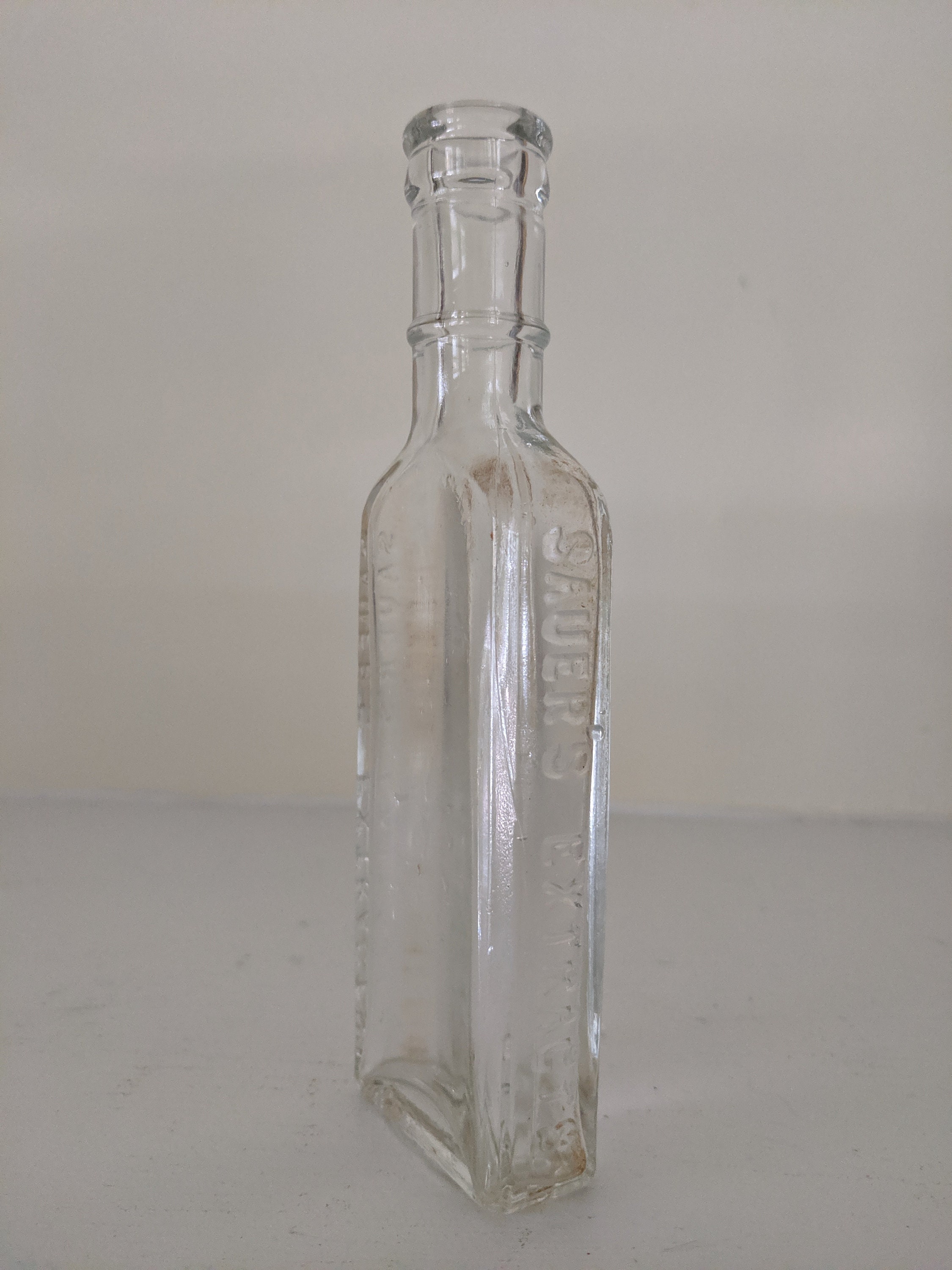 1910s-1920s Sauer's Extracts Bottle Richmond VA Embossed Dug Vintage ...