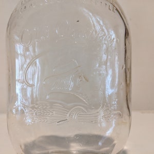 1939 Old Quaker Whiskey Bottle Vintage Flask Embossed Federal - Etsy
