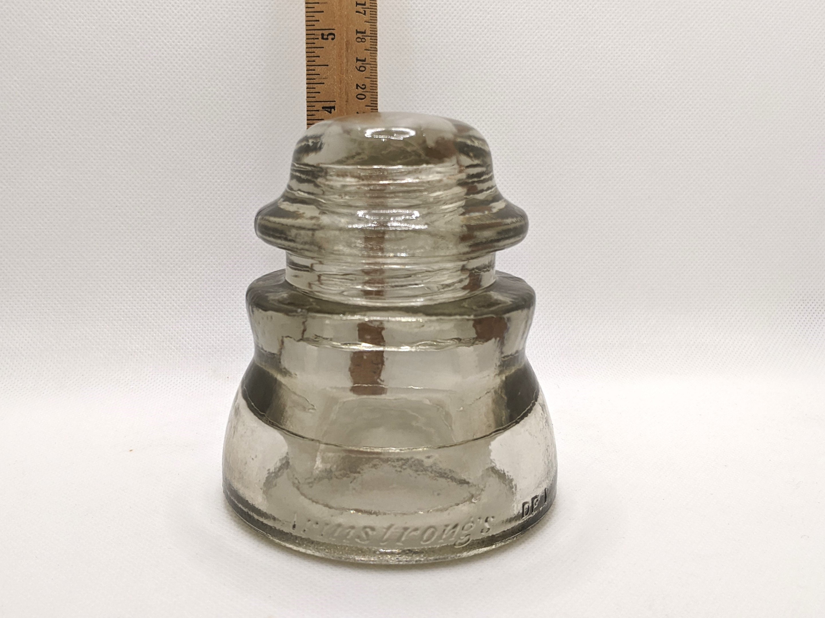 1951 Armstrong DP1 Insulator Glass Vintage Railroad Telegraph Telephone ...