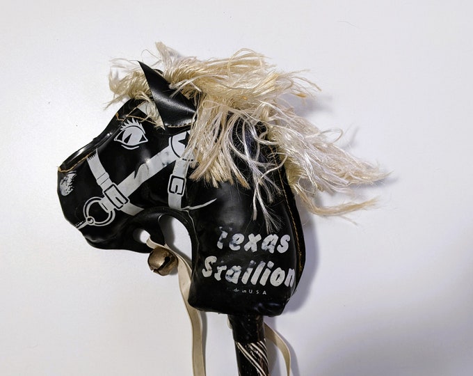 1960s Texas Stallion Hobby Stick Horse Child Riding Toy Keene TX ...