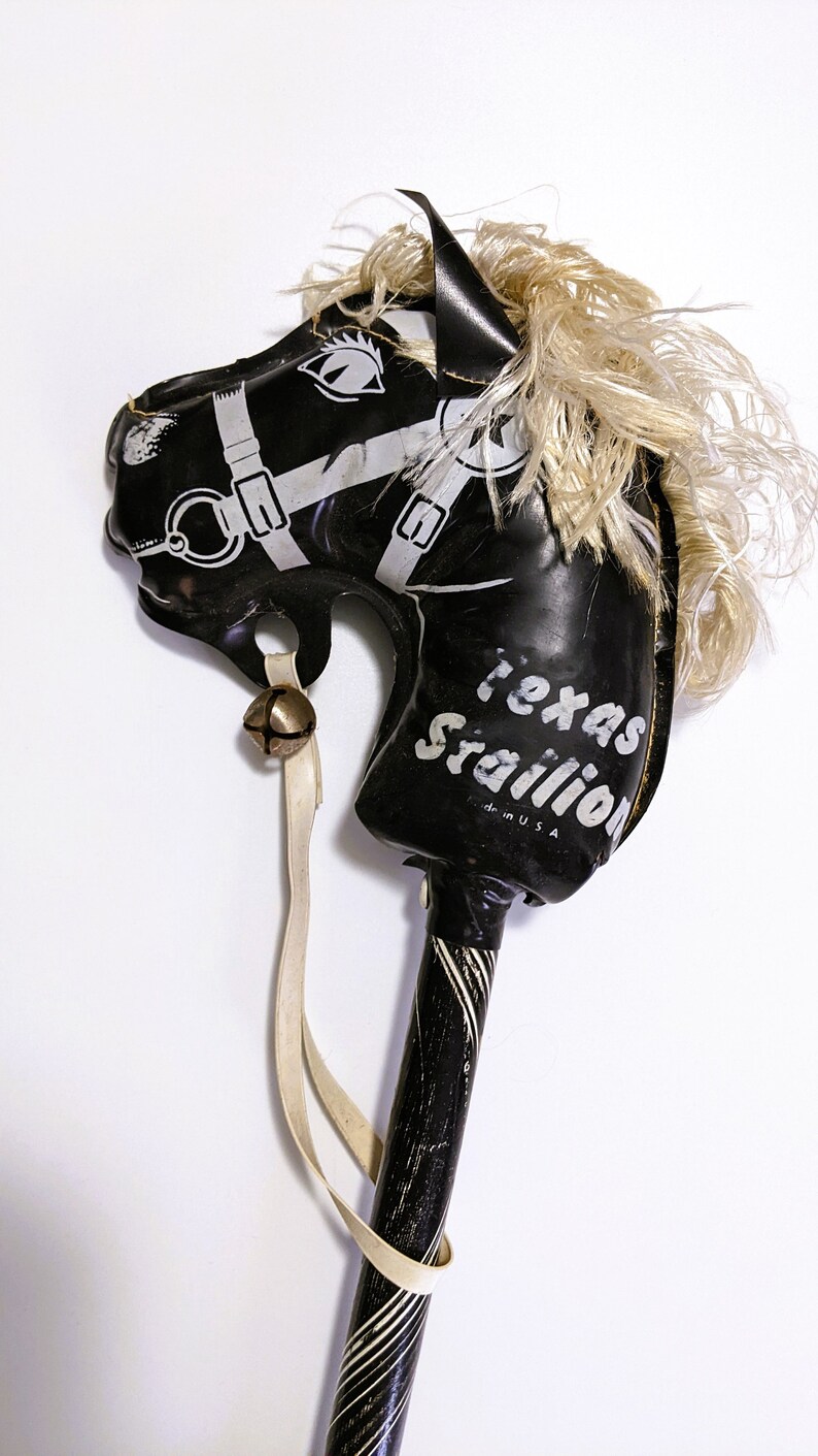 1960s Texas Stallion Hobby Stick Horse Child Riding Toy Keene - Etsy