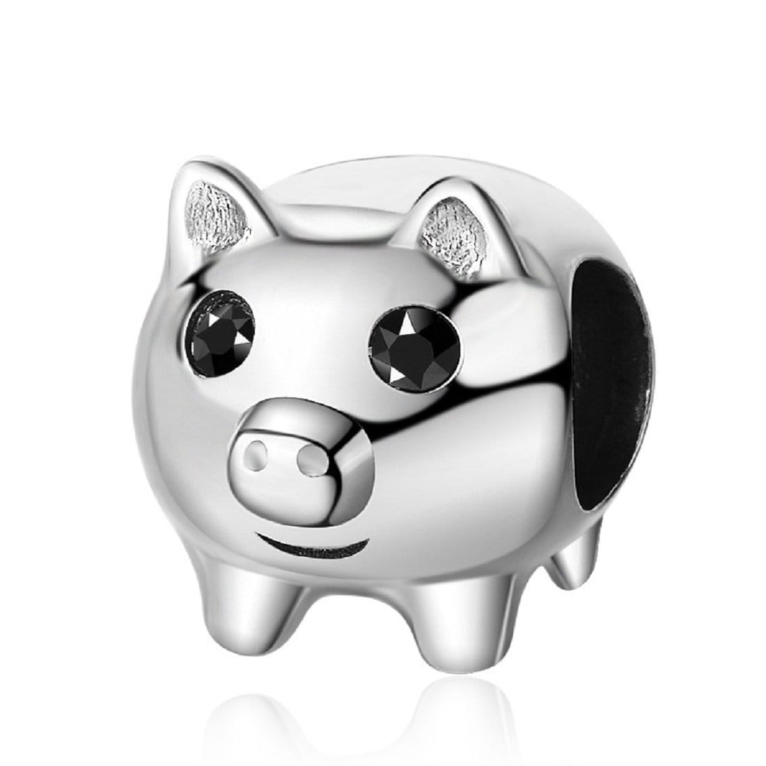 Pandora charm pig - Etsy Nederland