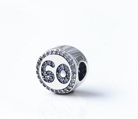 60th Birthday Pandora Charm
