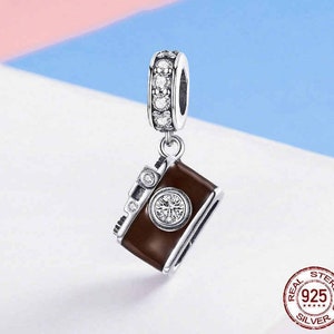 Photo Camera Photography Hobby Dangle Charm Sterling Silver - Etsy