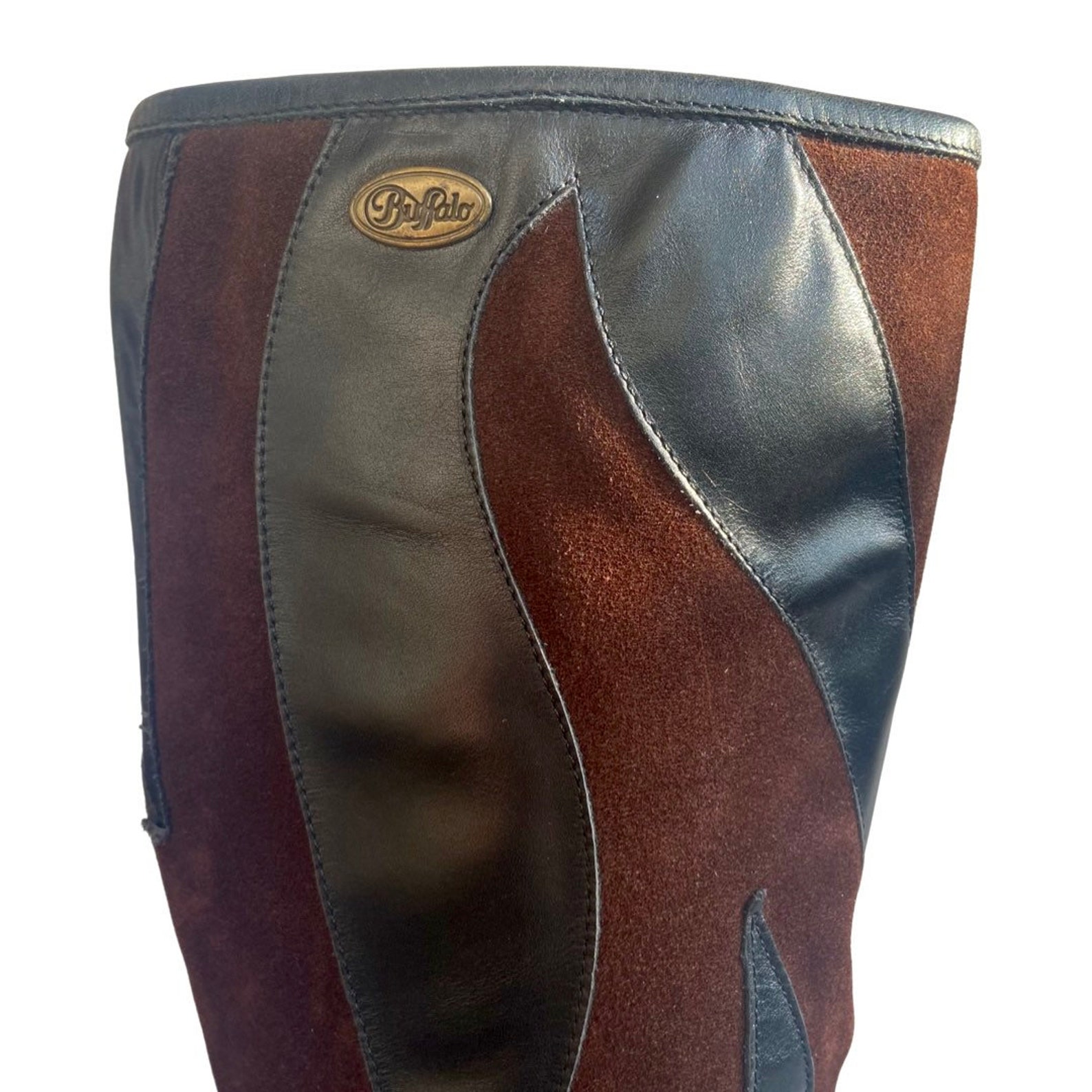 BUFFALO 90s Vintage Rare Mega Platform Boots - Etsy