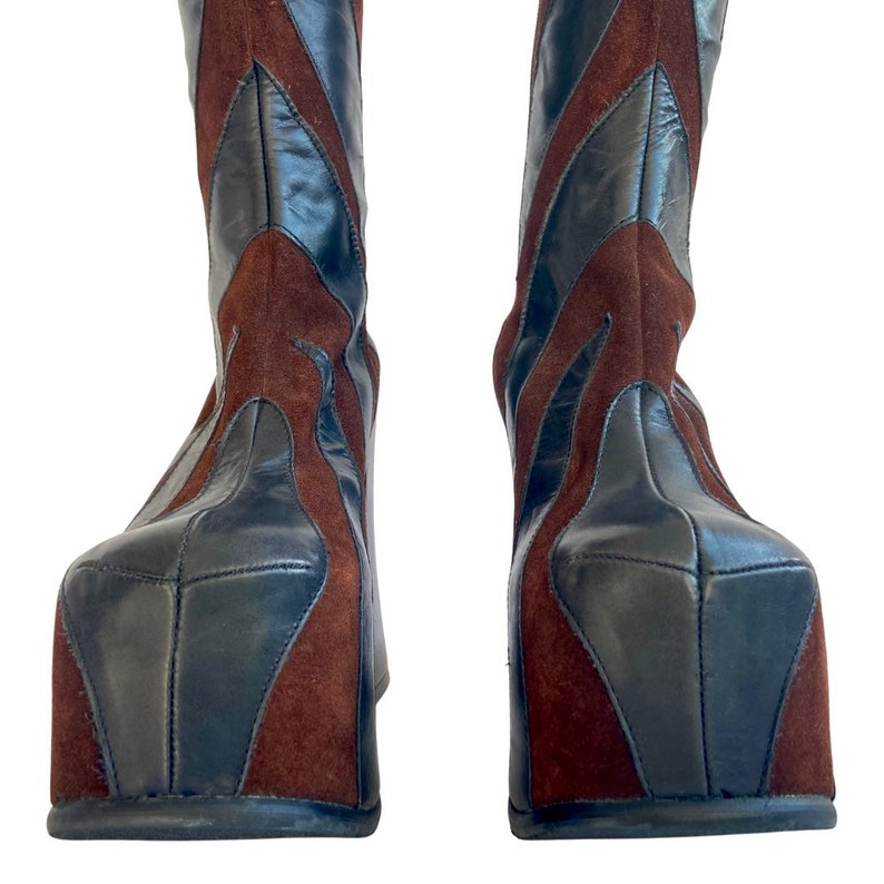 BUFFALO 90s Vintage Rare Mega Platform Boots - Etsy