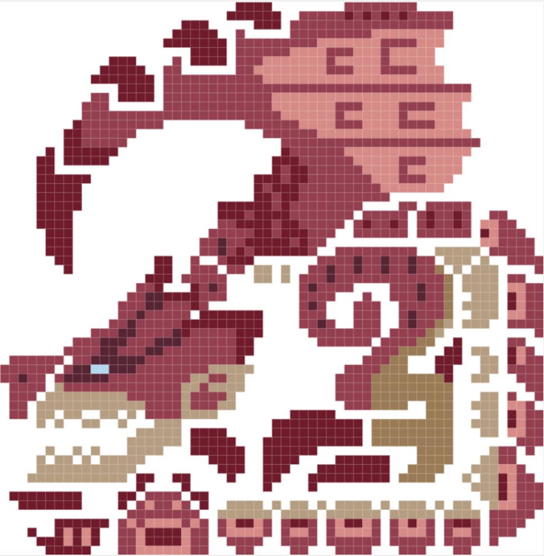 Pink Rathian- Monster Hunter World - Etsy