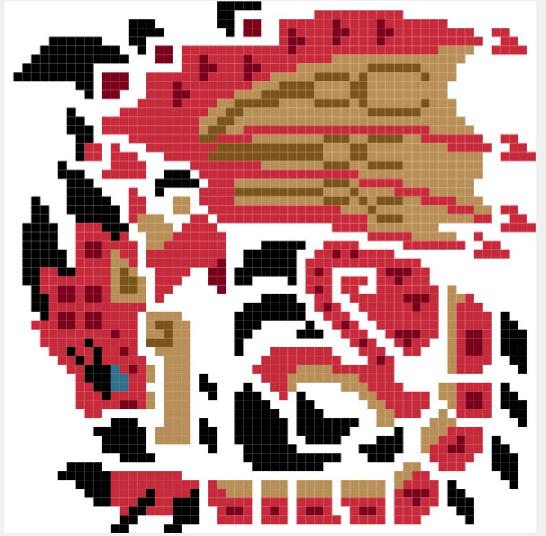 Rathalos Monster Hunter World - Etsy Singapore