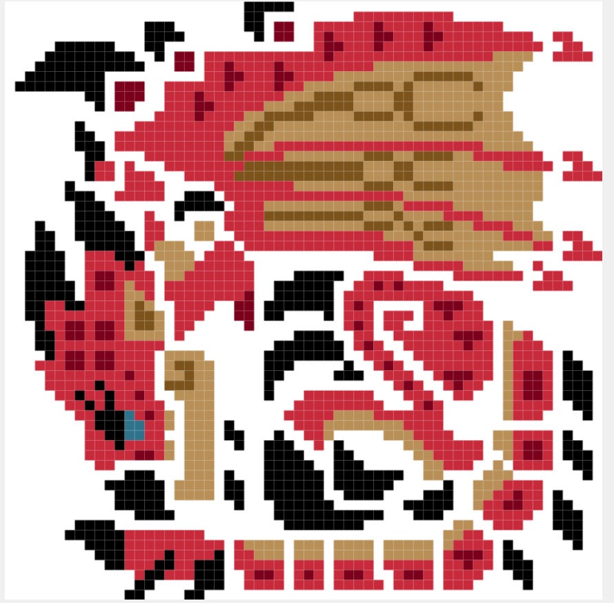 Rathalos Monster Hunter World - Etsy Singapore