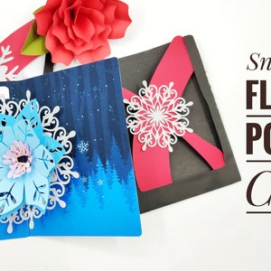 Snowflake Pop-up 5x7in Greeting Card Snowflake Pop-up Card - Etsy