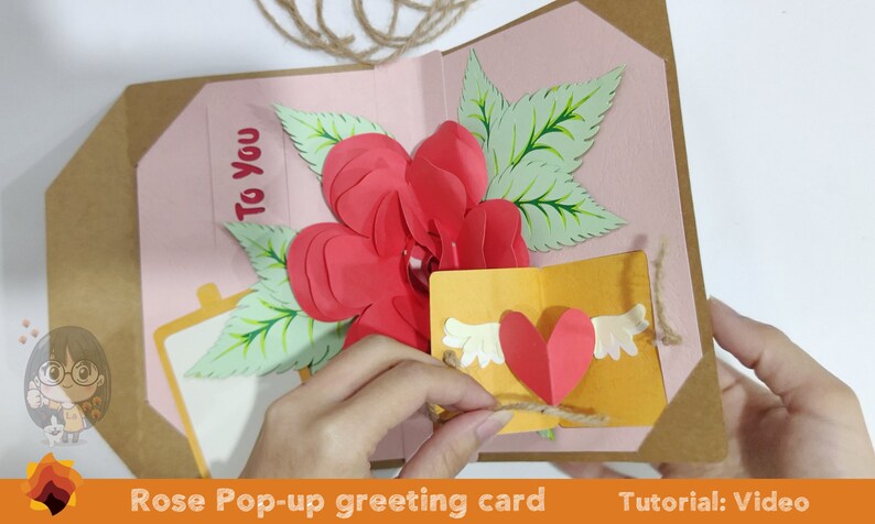 3D Pop-up Rose Greeting Card Flower Pop up Card Printable 3d - Etsy 3D Pop-up Rose Greeting Card Flower Pop up Card Printable 3d - Etsy
