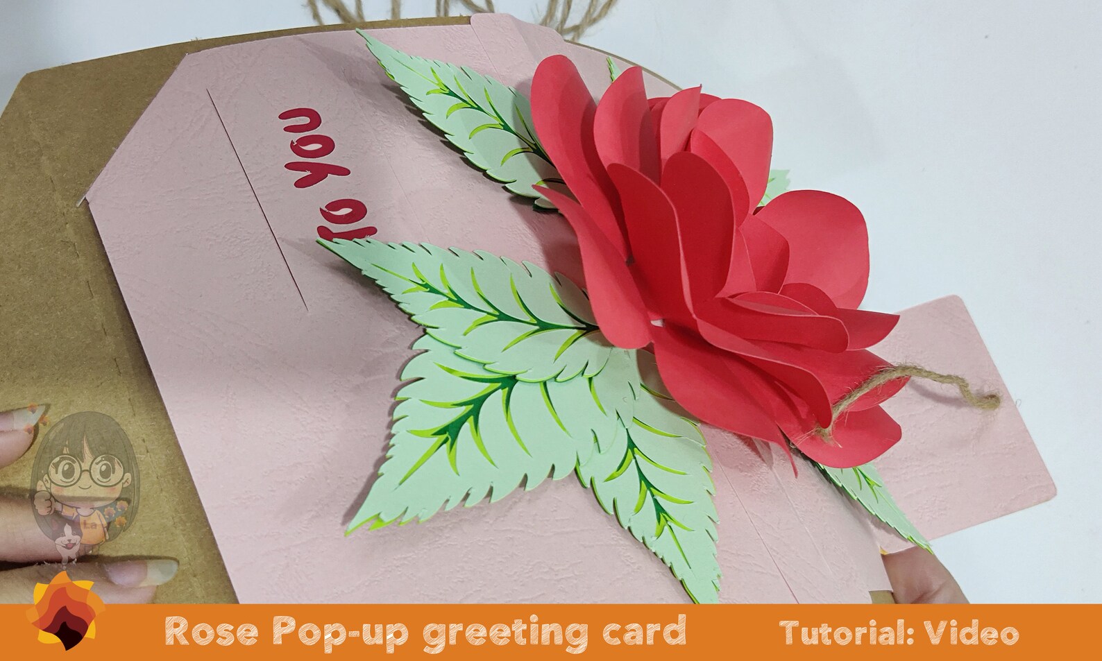 3D Pop-up Rose Greeting Card Flower Pop up Card Printable 3d - Etsy