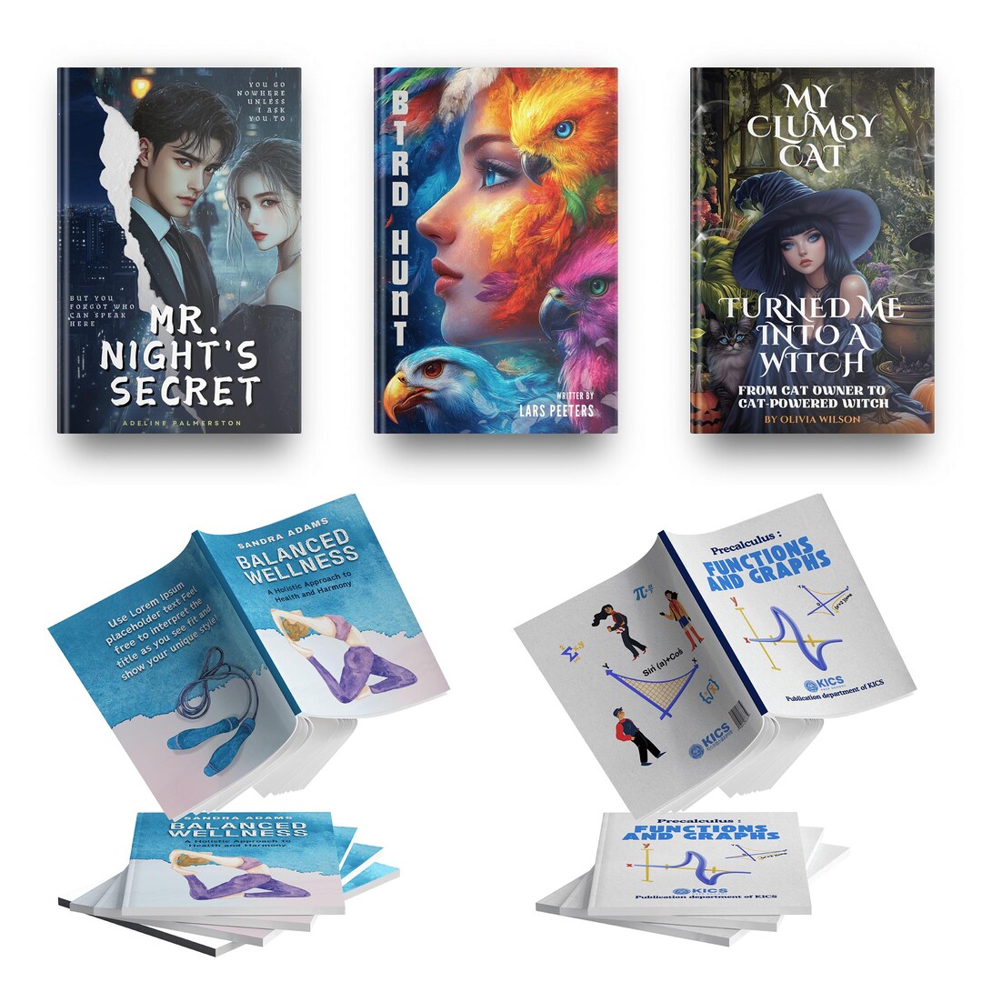 Professional Custom Book Cover Design Ebook & Paperback, Audio Multiple ...