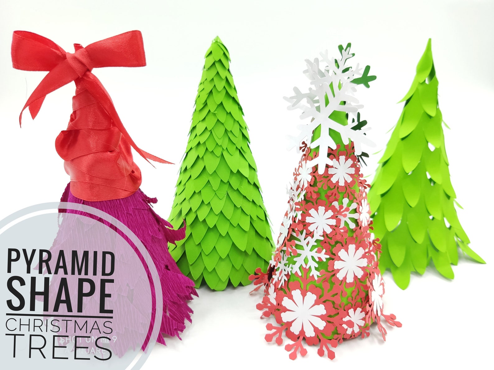 08 Papercraft Christmas Tree Templates Pine Forest Giant - Etsy