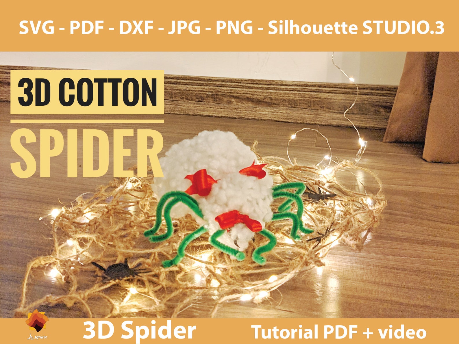 3D Spider and Spider Flowers Templates 3d Spider Svg Spider - Etsy