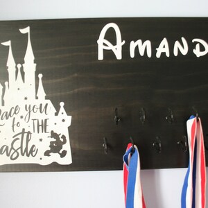 Run Disney Inspired Race You to the Castle Medal Display - Etsy