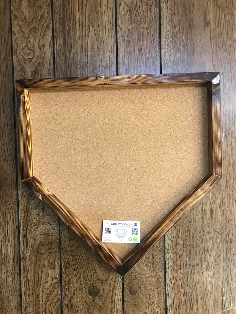 18” Baseball Homeplate Pin Display Case Holder - Etsy