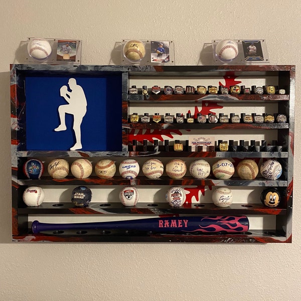 Baseball Ring Display - Etsy