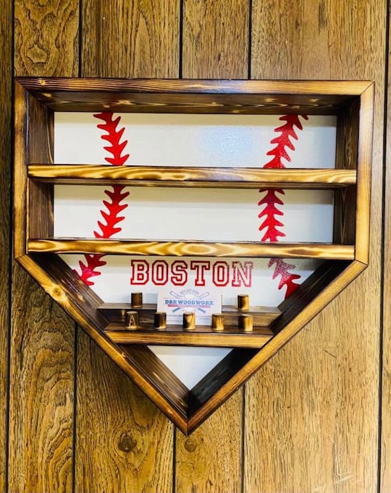 Baseball Homeplate 11 Ring and 10 Ball Display Case Holder | Etsy