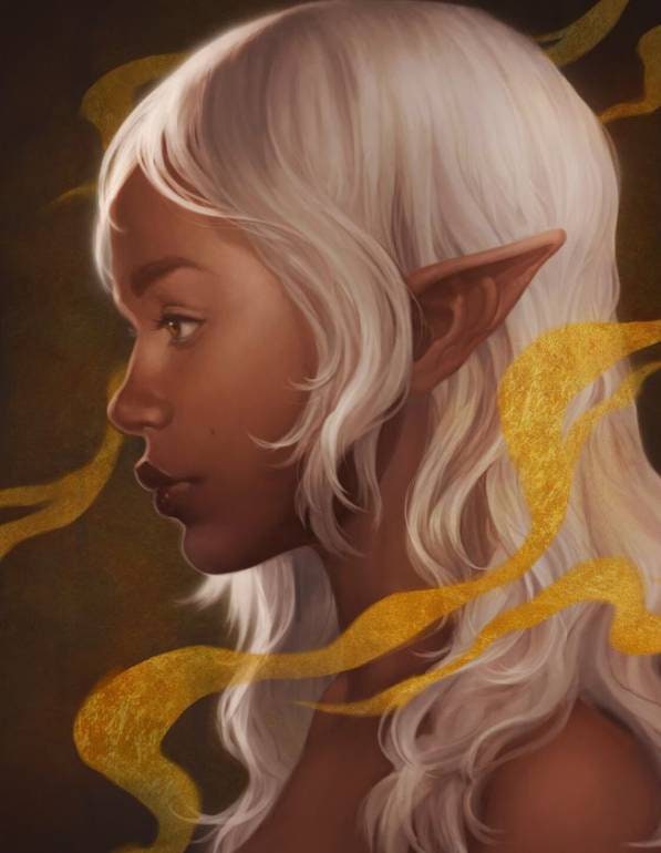 Female Sun Elf Companion Direct Binding - Etsy