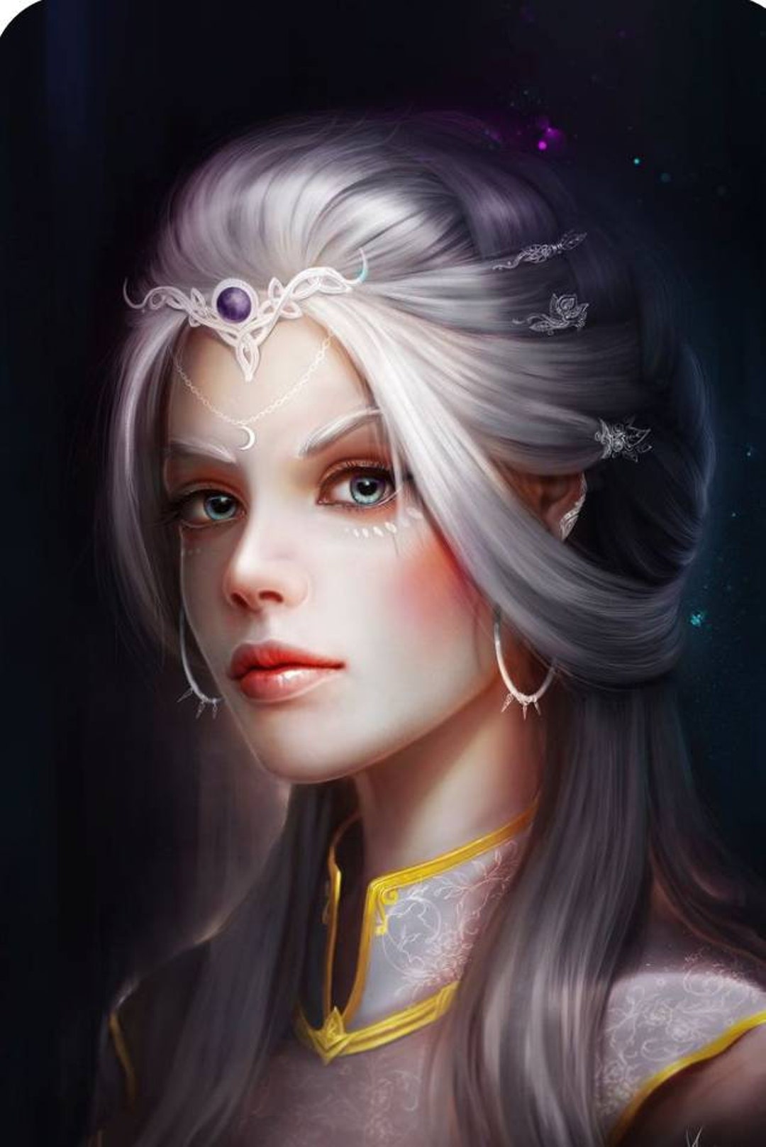 Female Silver Elf Companion Direct Binding - Etsy