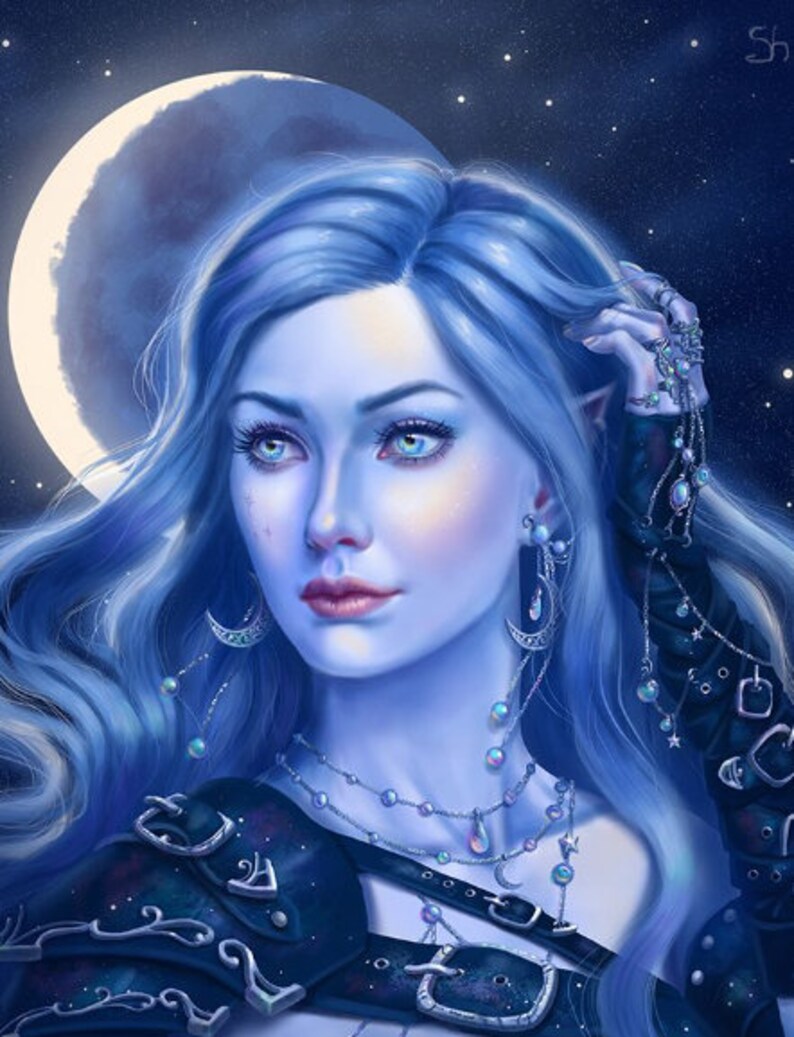 Female Moon Elf Companion Direct Binding - Etsy