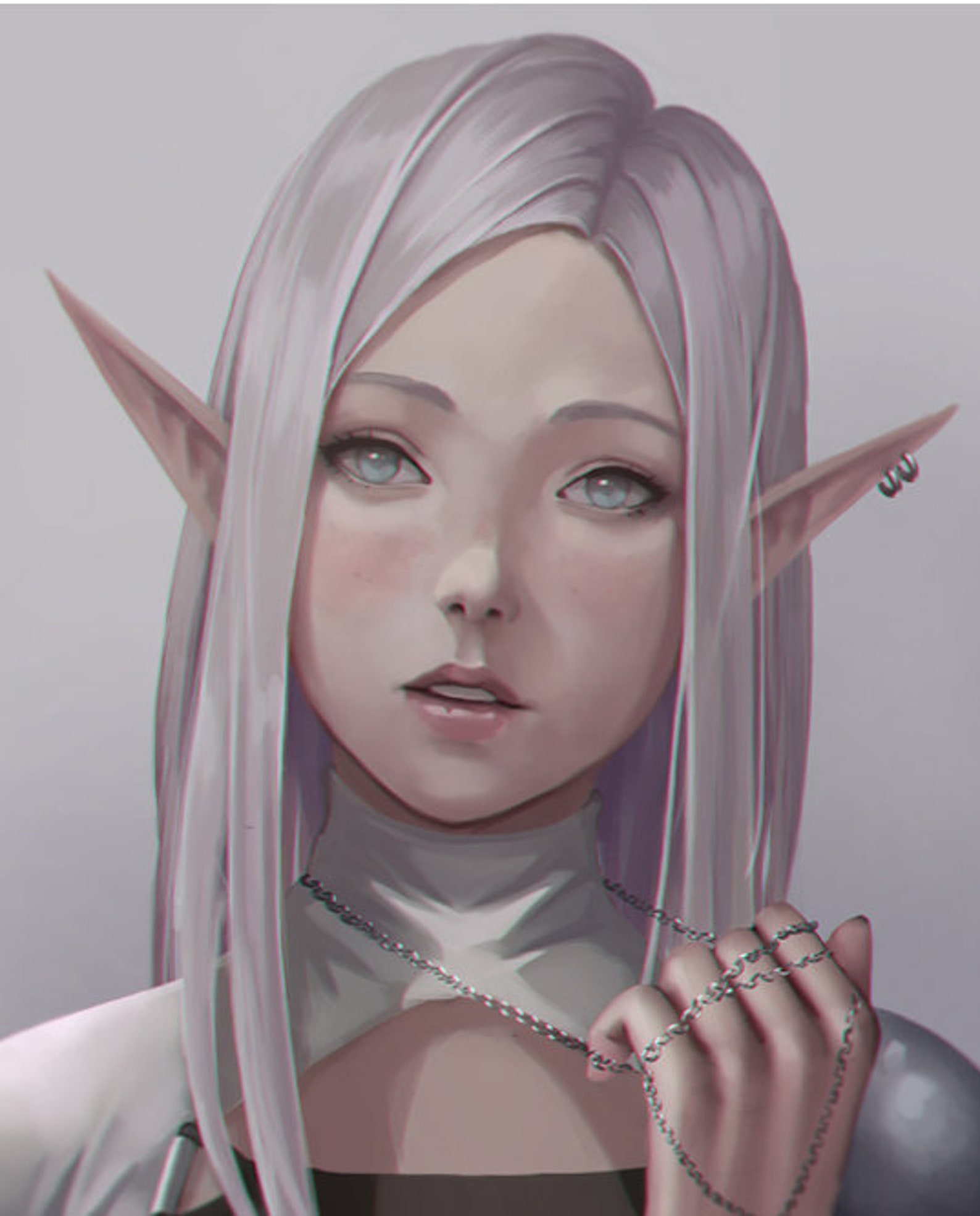 Female Silver Elf Companion Direct Binding - Etsy