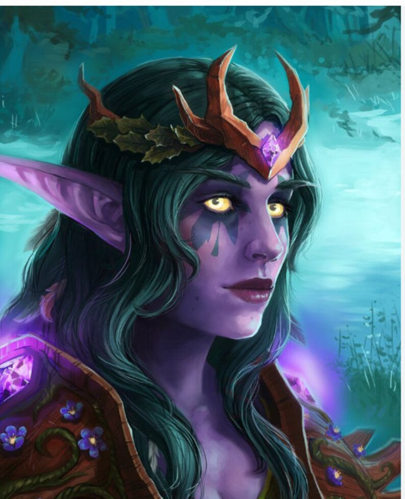 Female Moon Elf Companion Direct Binding - Etsy