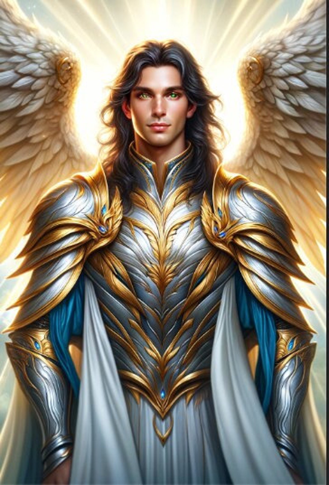 Male Seraphim Angel Spiritual Companion / Remote Binding - Etsy