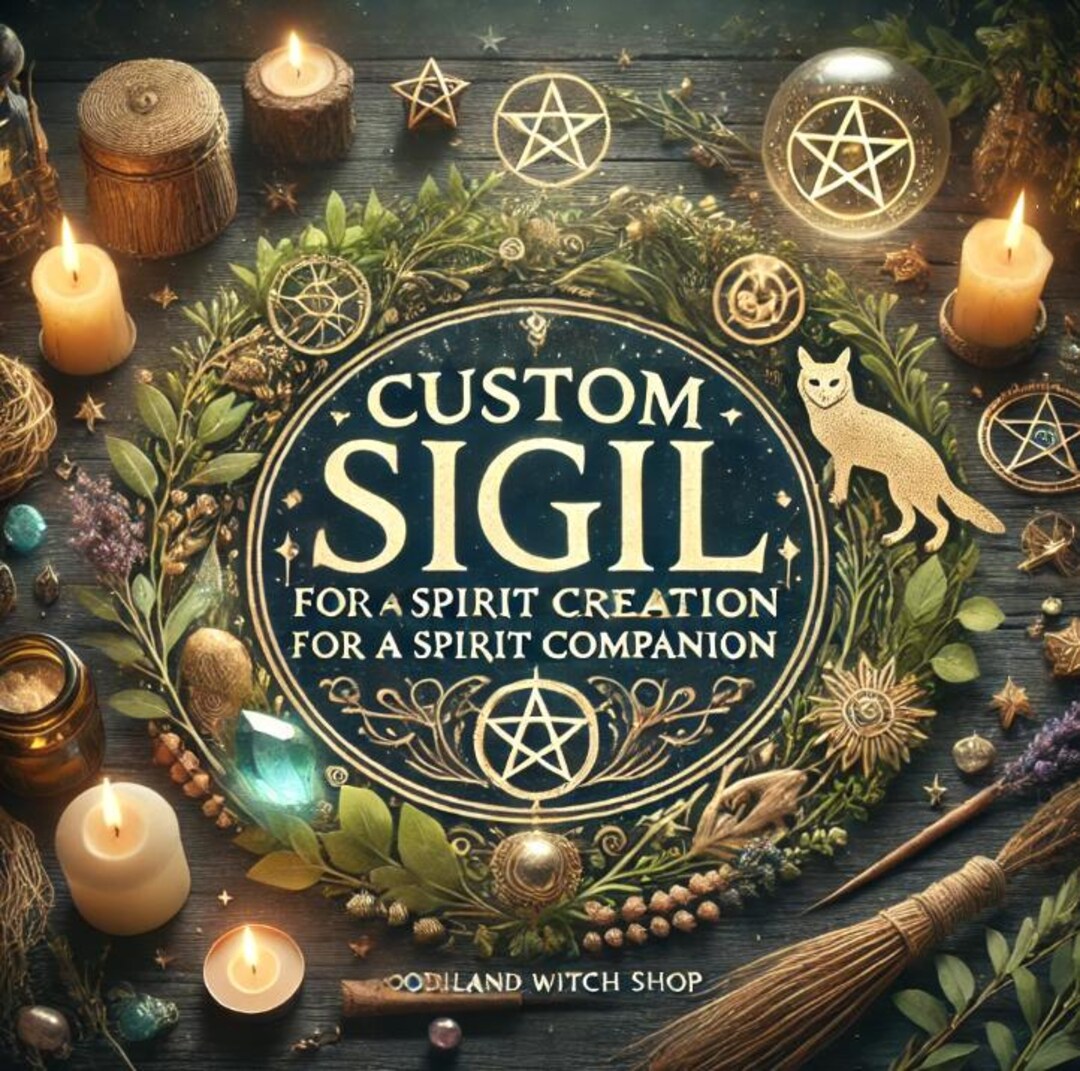 Custom Sigil Service for Any Spirit Companion Enhance Your Spiritual ...