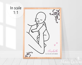 Baby Poster Mom - Etsy