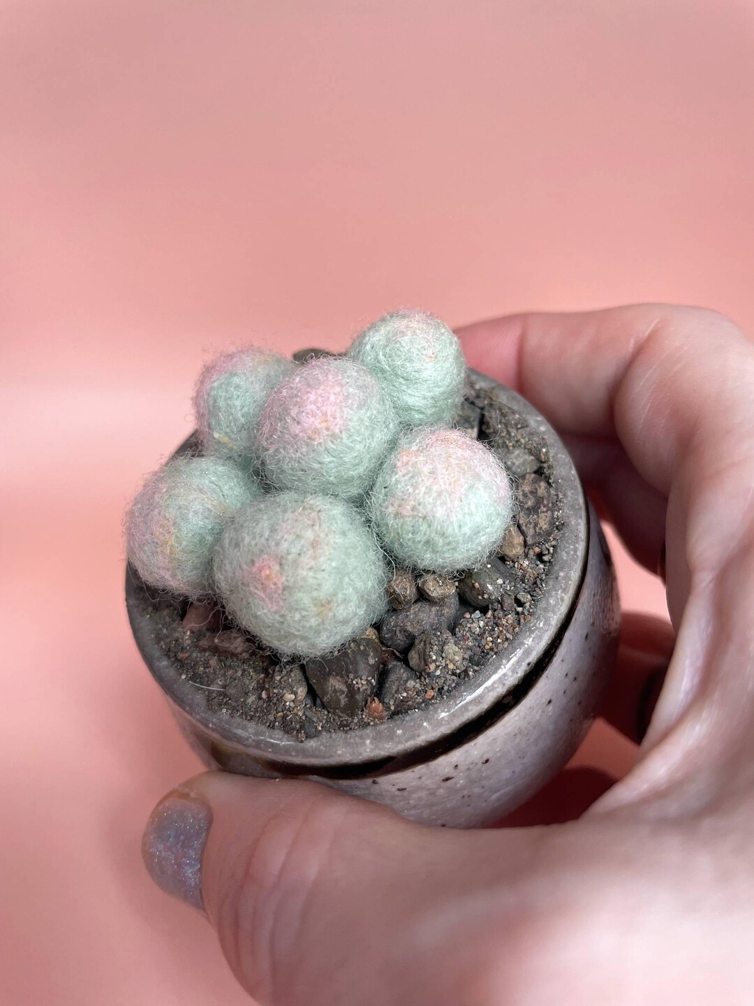 Bubble Cactus Succulent Art Sculpture Trinket Stoneware - Etsy