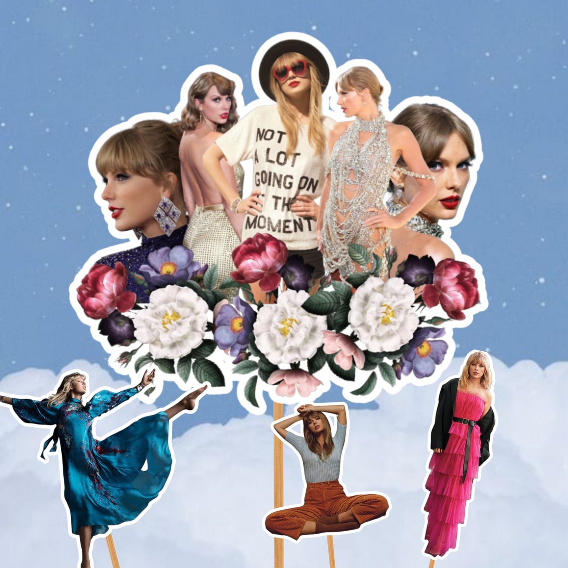 Taylor Swift Cake Topper Taylor Swift Party Decorations - Etsy España