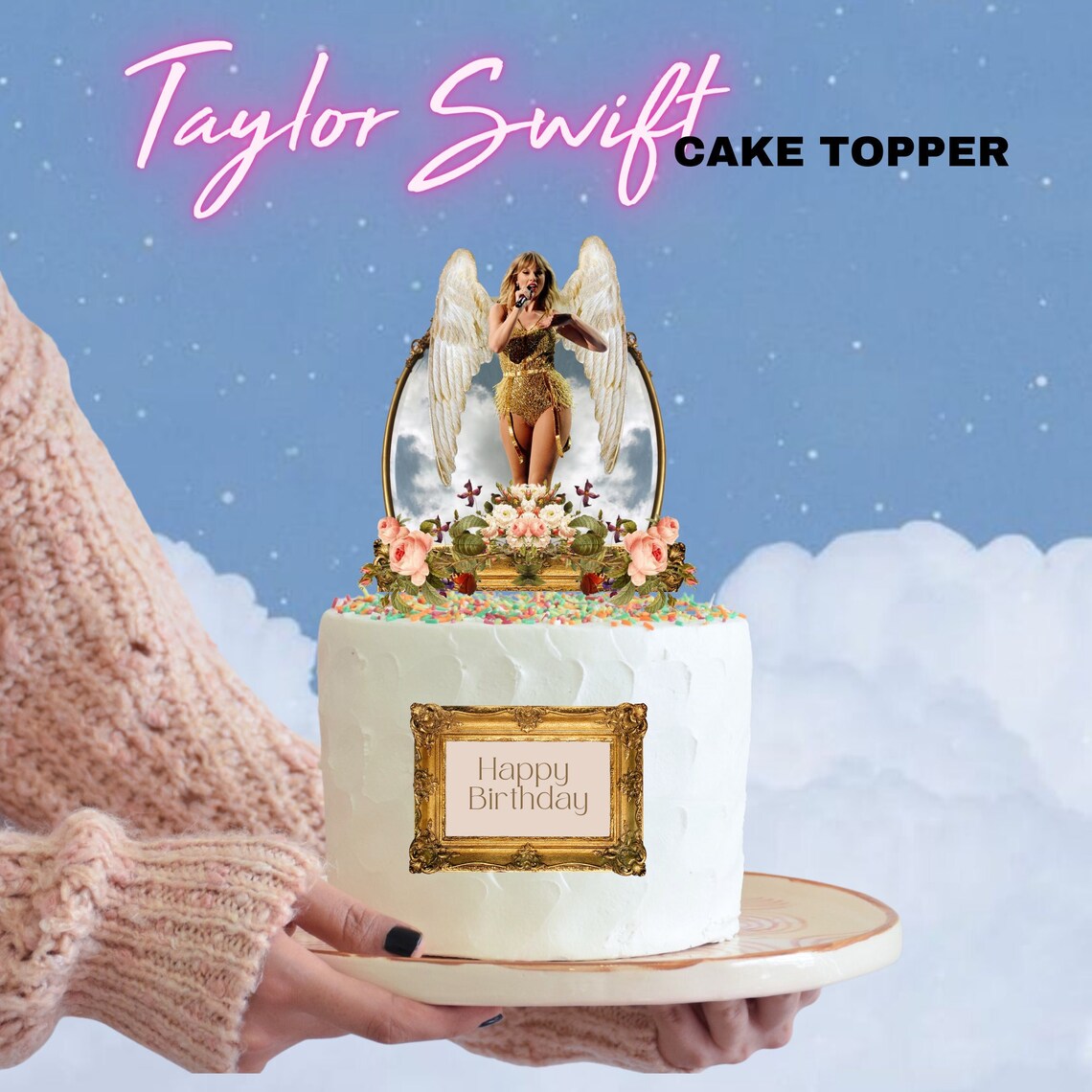 Taylor Swift Cake Topper Taylor Swift Party Decorations - Etsy