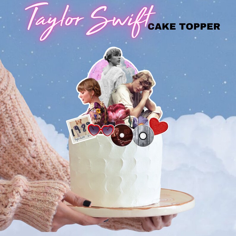 Taylor Swift Cake Topper Taylor Swift Party Decorations - Etsy Canada