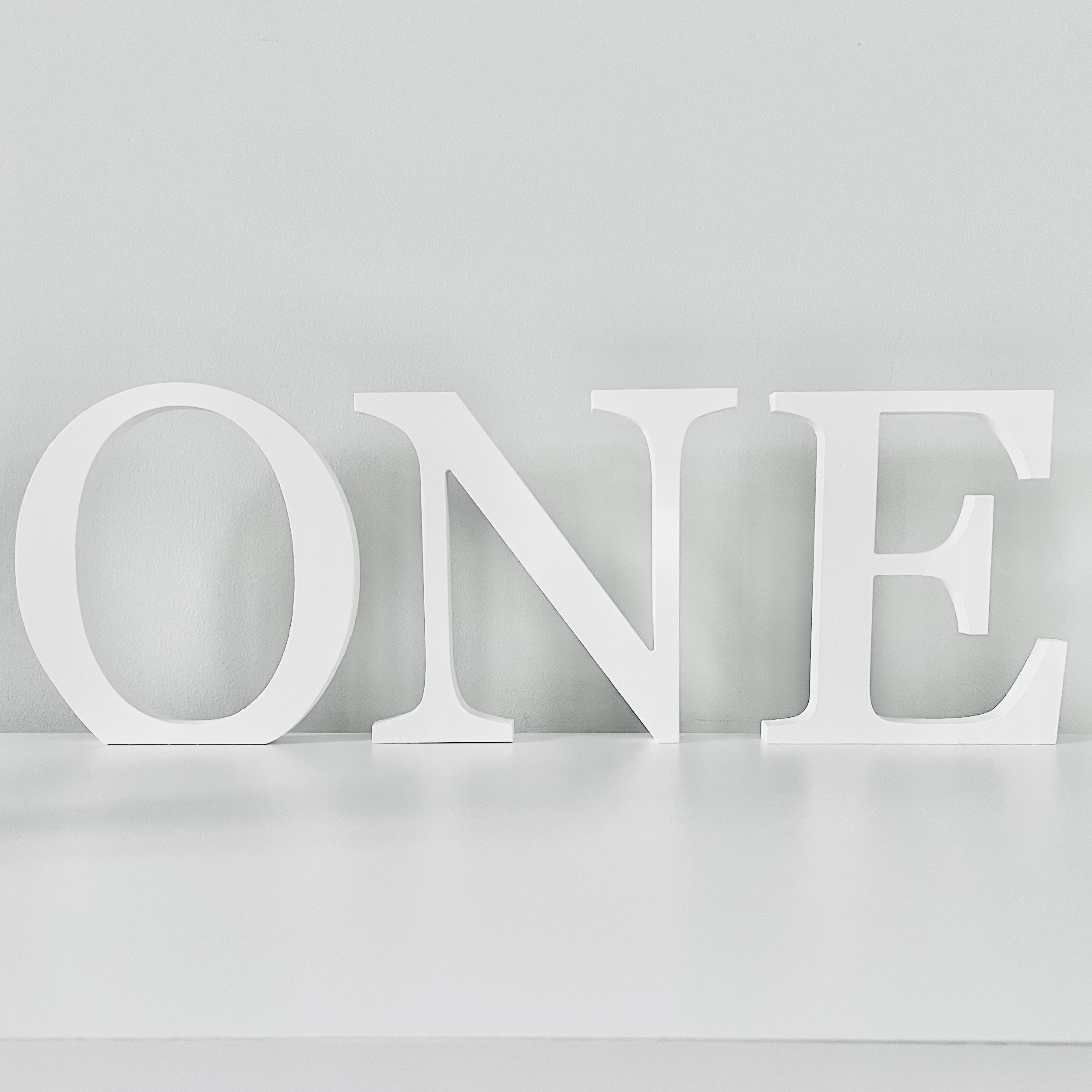 Large Wooden One Painted 1st Birthday Sign One Photo Prop - Etsy UK