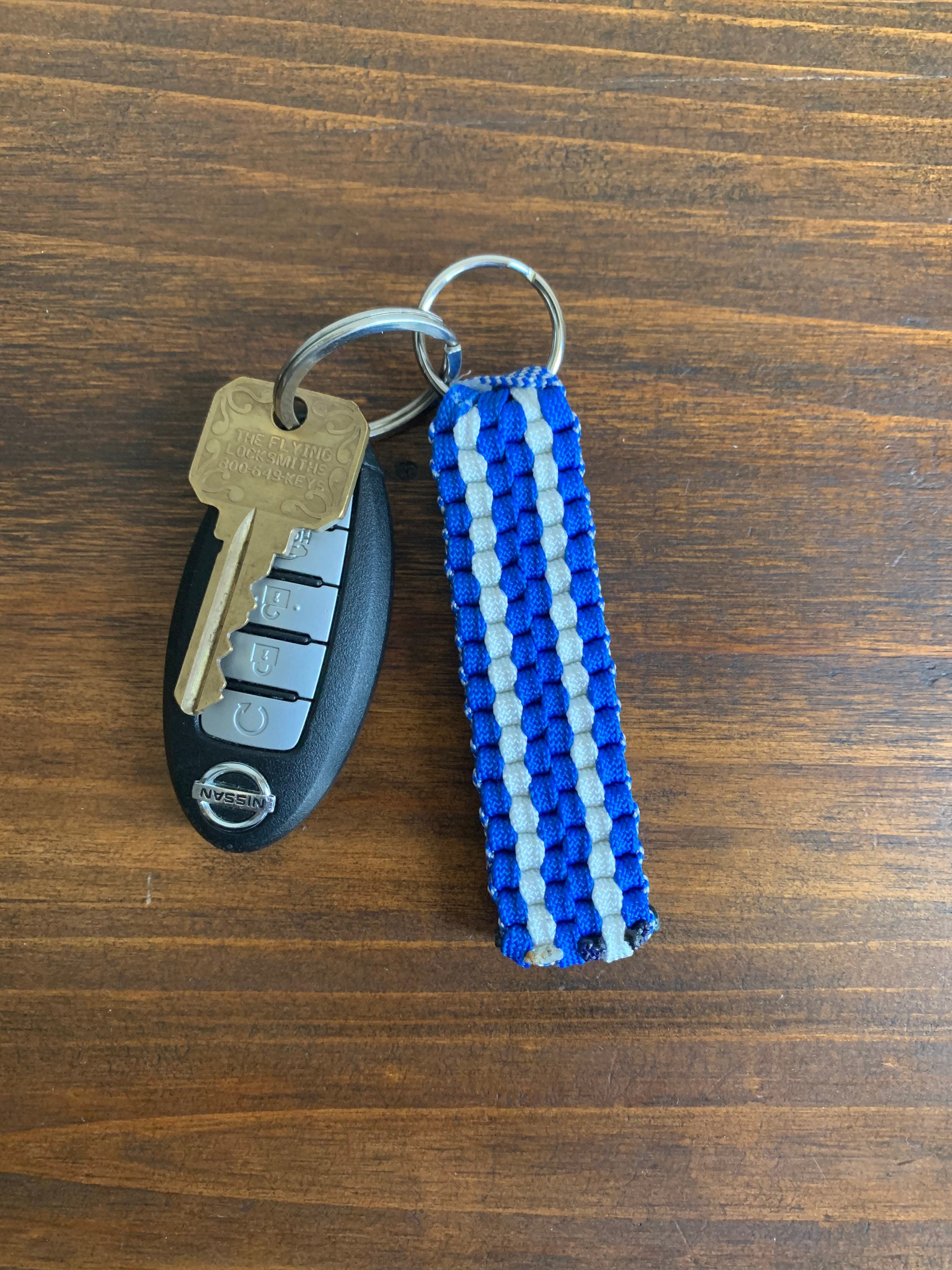 4-string Royal Blue & White Brick Keychain Phi Beta Sigma Zeta Phi Beta ...