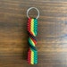 5-string Rasta Spiral Paracord Keychain Rasta Gifts Rasta - Etsy