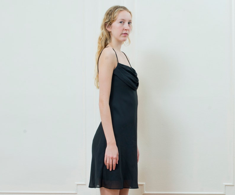 Minimalist Black Dress Minimal Mini Dress Little Black - Etsy