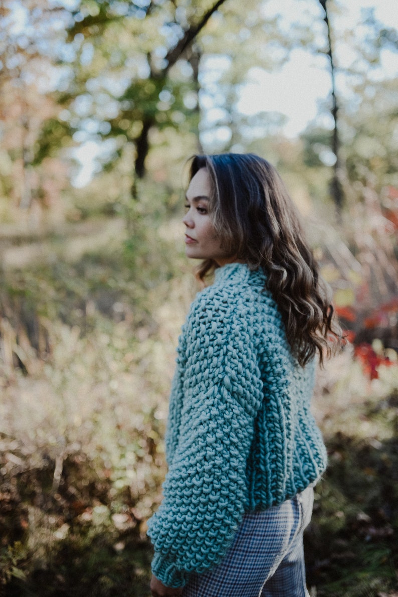 Custom Color Chunky Knit Sweater/ Wool Pullover 16 - Etsy