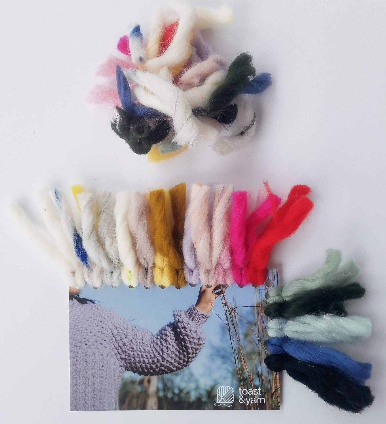 Colour Swatches Chunky Merino Wool. - Etsy